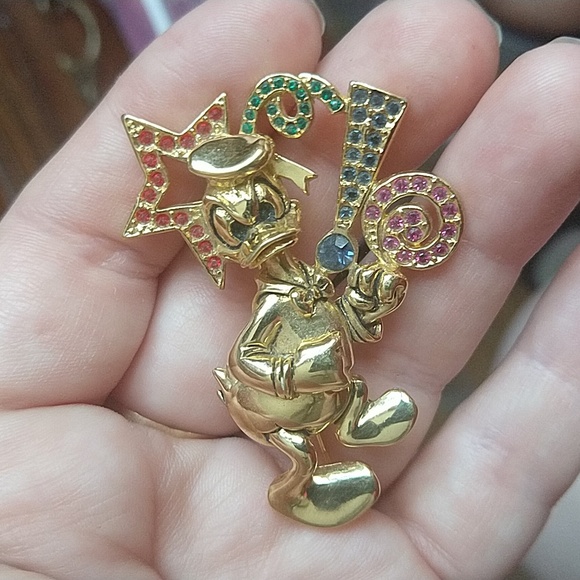 Disney | Jewelry | Napier Disney Donald Duck Disneyana Brooch Pin ...